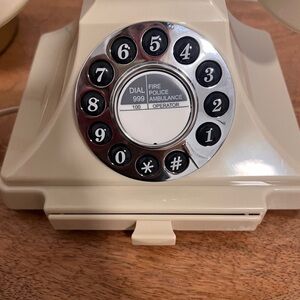 Other | Vintage Cream Rotary Phone | Poshmark